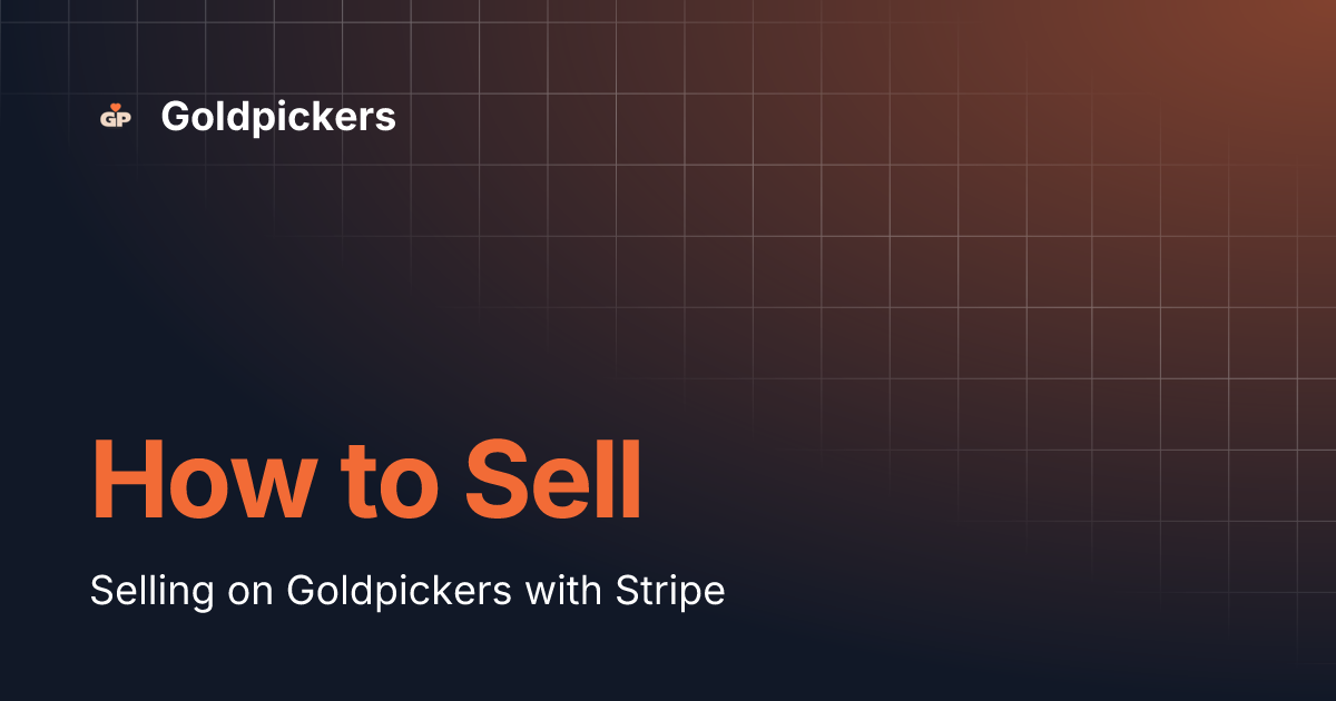 How to Sell | Goldpickers